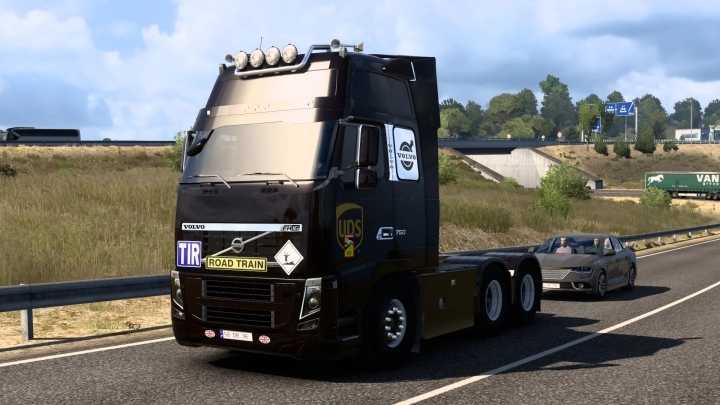 Volvo Fh 2009 Ups Skin V1.0 ETS2 1.49 - Truckers Mods